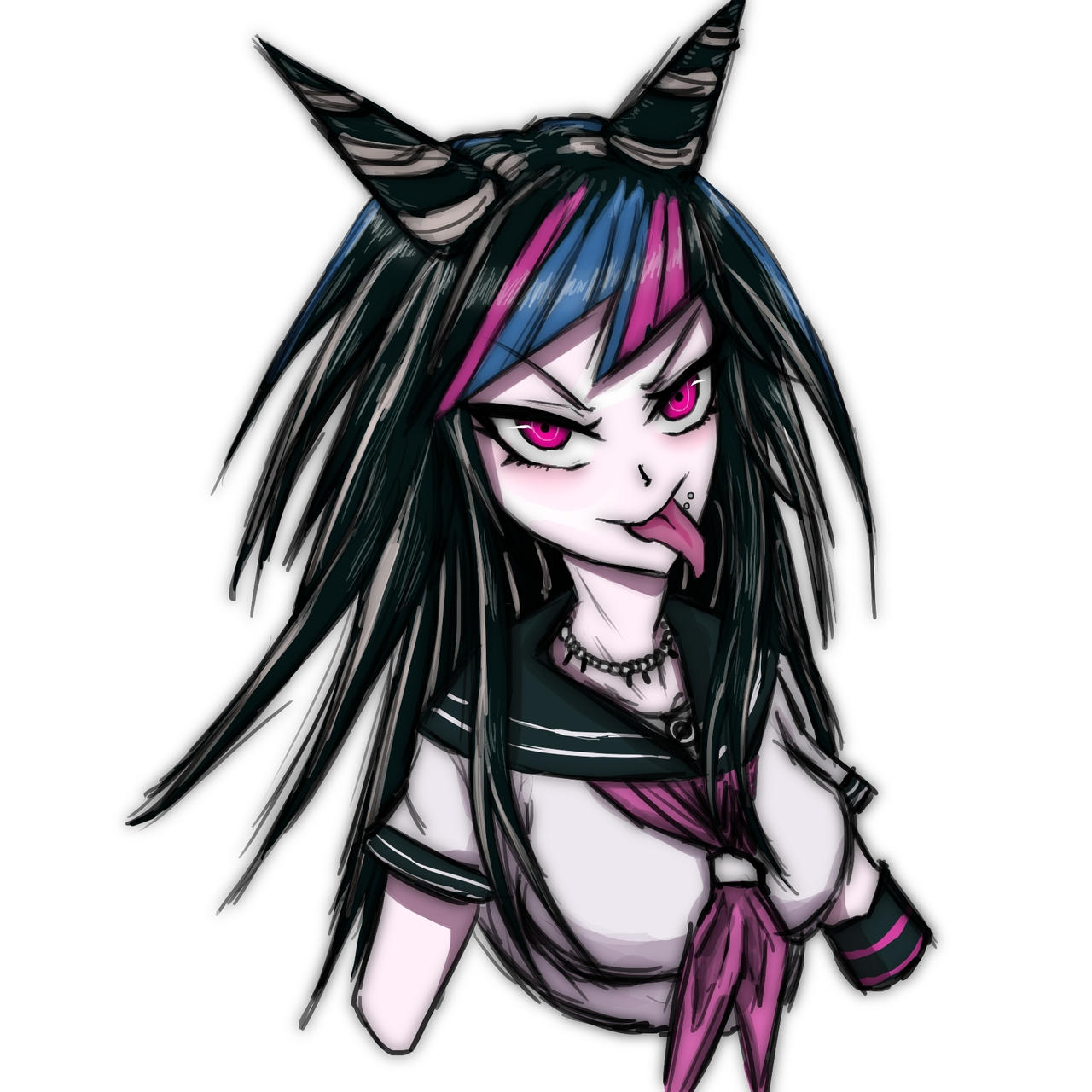 Mioda Ibuki Fanart From Danganronpa By Bmartwastaken On Deviantart
