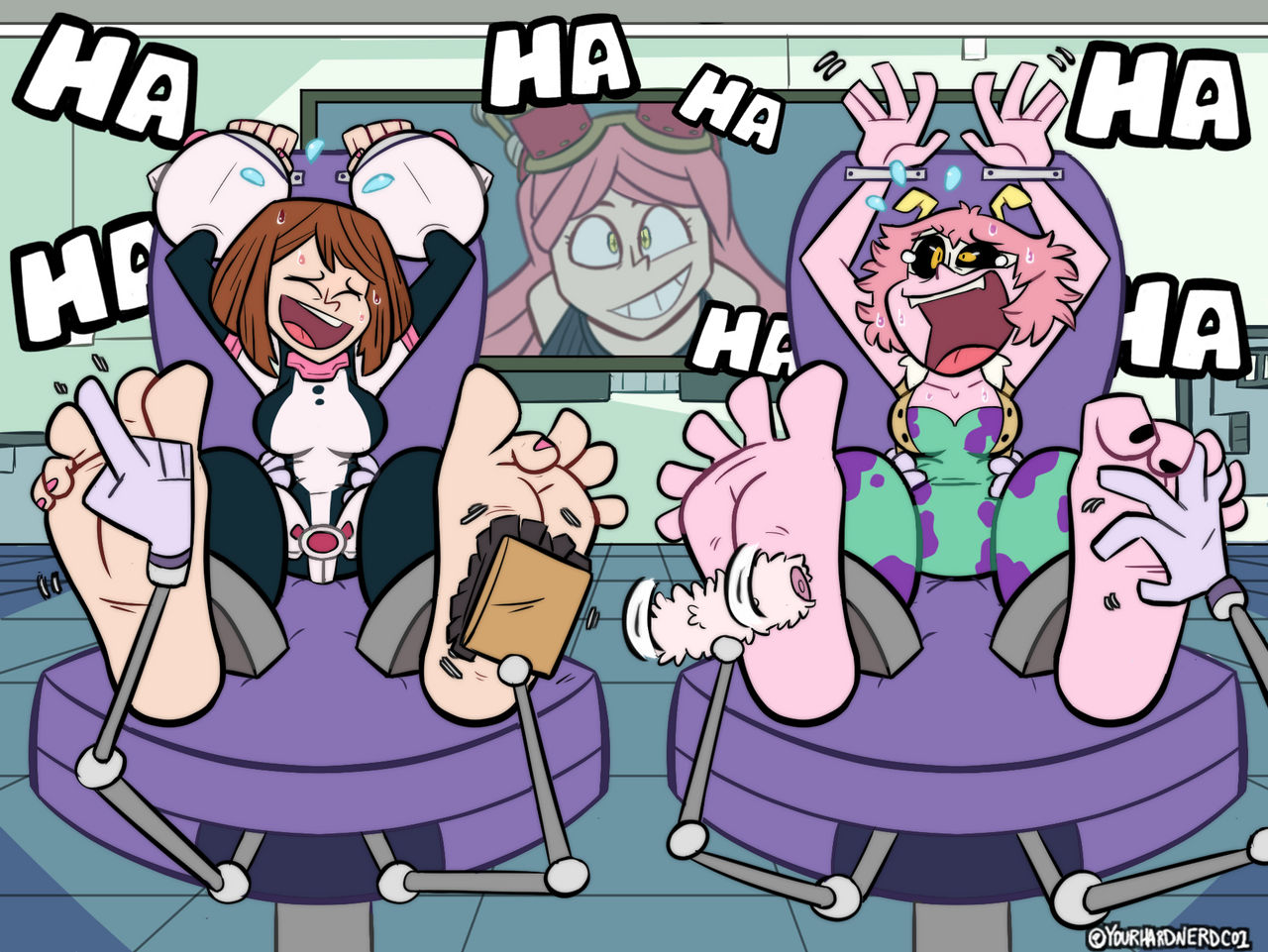 Ochacomina Tickle Mha By Yourhardnerdcollectr On Deviantart