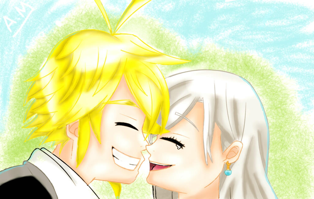 Meliodas X Elizabeth Fanart By Masadamart On Deviantart