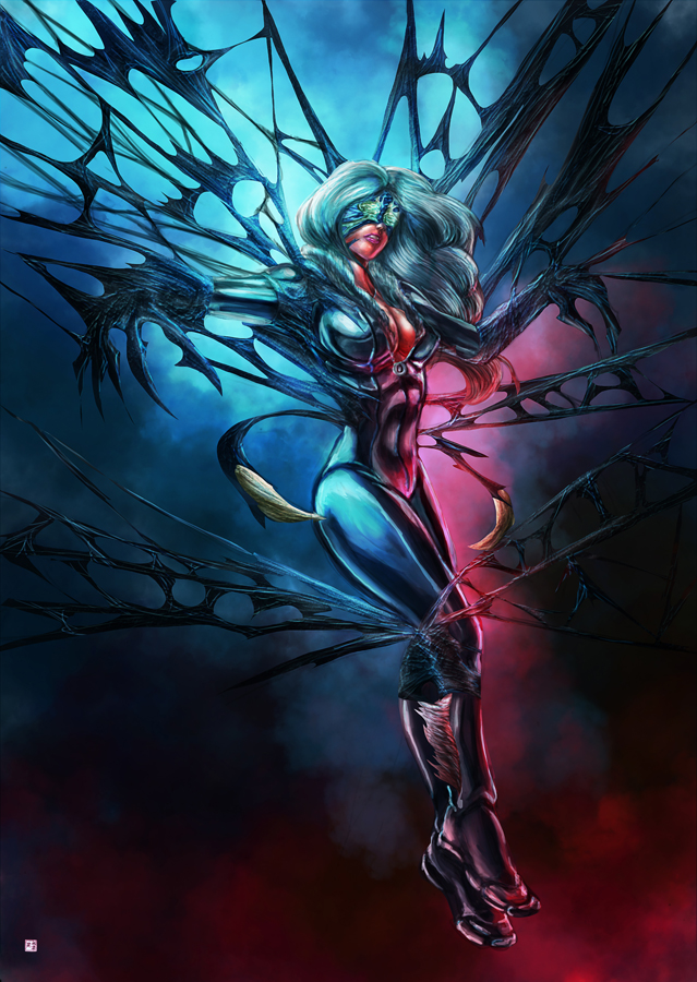 Black Cat Symbiote By Cric On Deviantart
