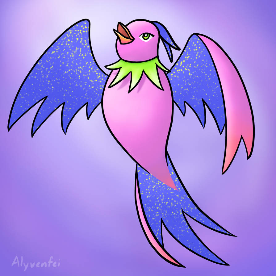 Twirling Bird Oc By Alyvenfei On Deviantart