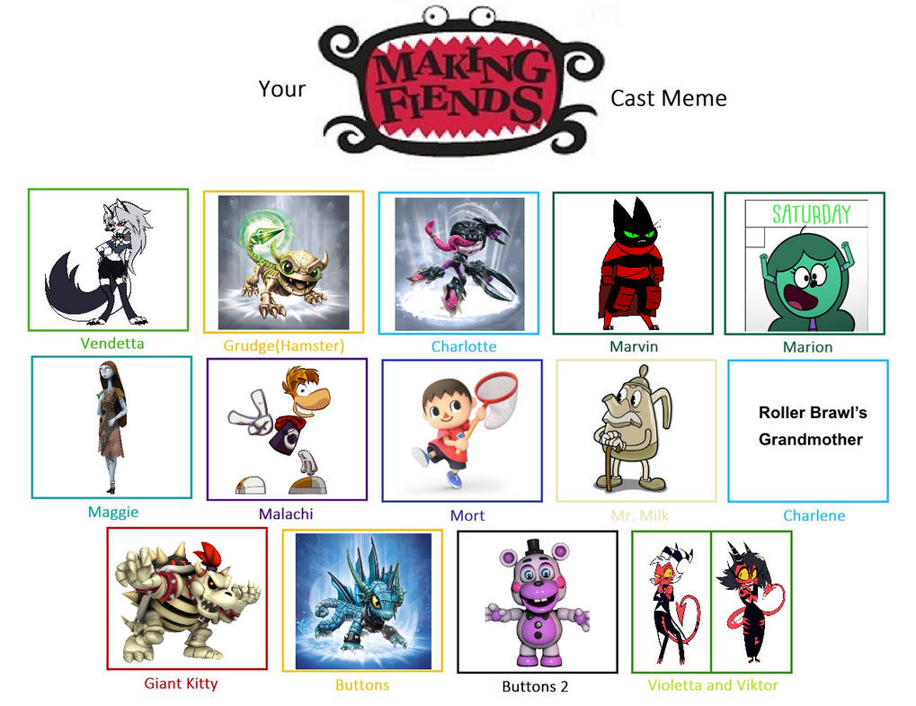 My Making Fiends Cast By Colecurcio On Deviantart