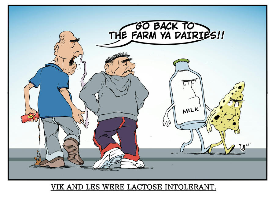 Lactose Intolerance by DJCOMIX on DeviantArt Lactose Intolerance by DJCOMIX on DeviantArt