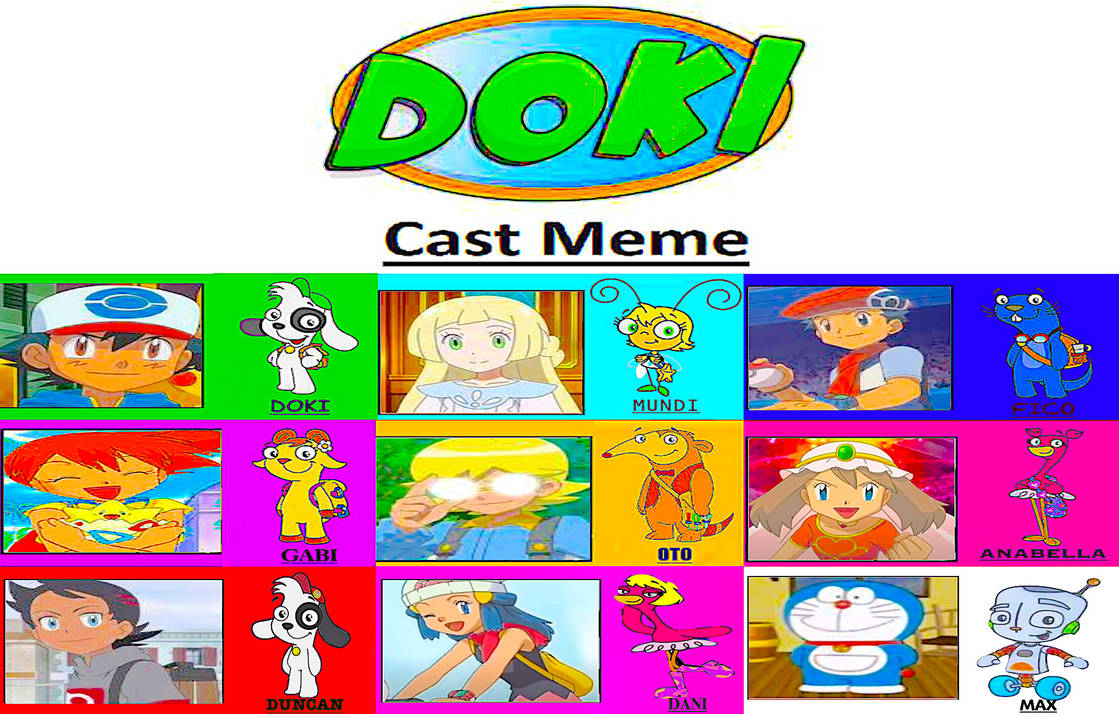 Ash Ketchum Doki Cast Meme Finalized By Smochdar On Deviantart