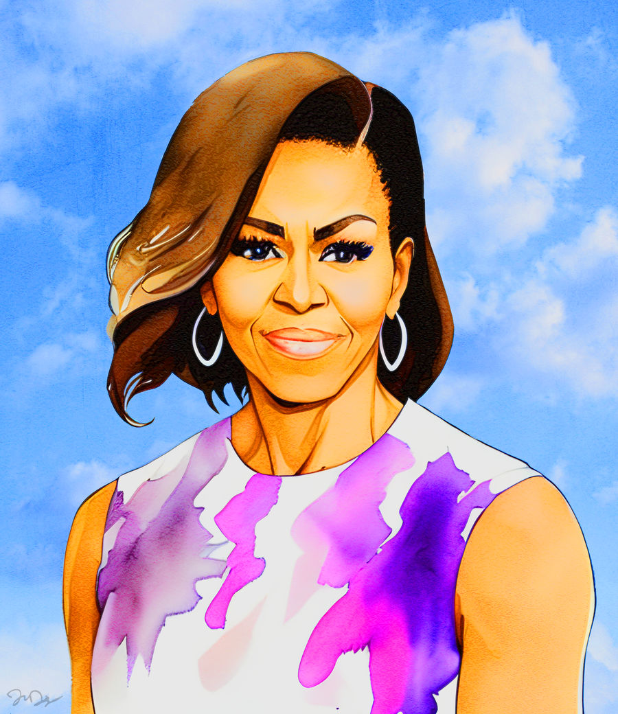 First Lady Michelle Obama by nine9nine9 on DeviantArt First Lady Michelle Obama by nine9nine9 on DeviantArt