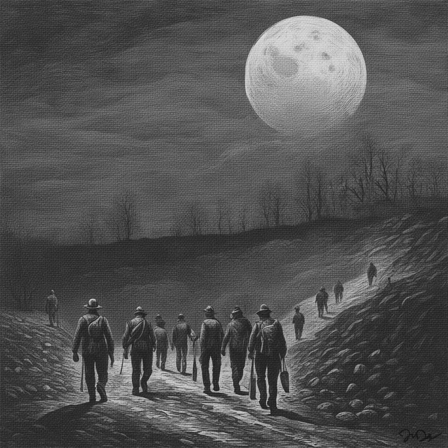 Welsh Miners Heading Home by nine9nine9 on DeviantArt Welsh Miners Heading Home by nine9nine9 on DeviantArt