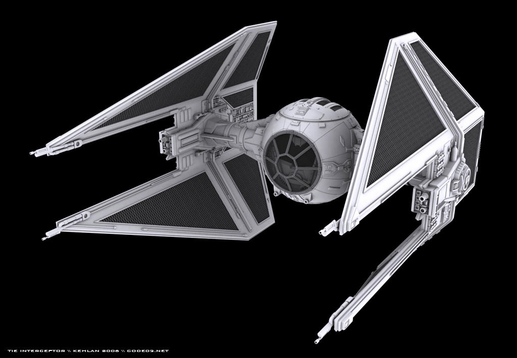 Star Wars Tie interceptor by kehlan on DeviantArt