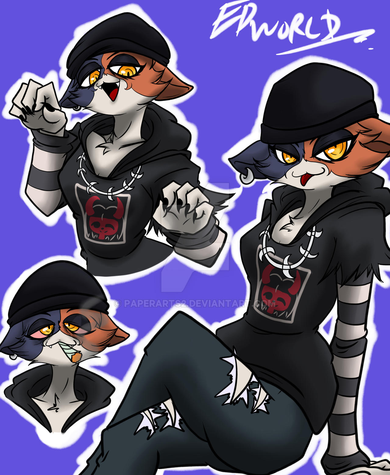 Meow Skull By Paperarts2 On Deviantart