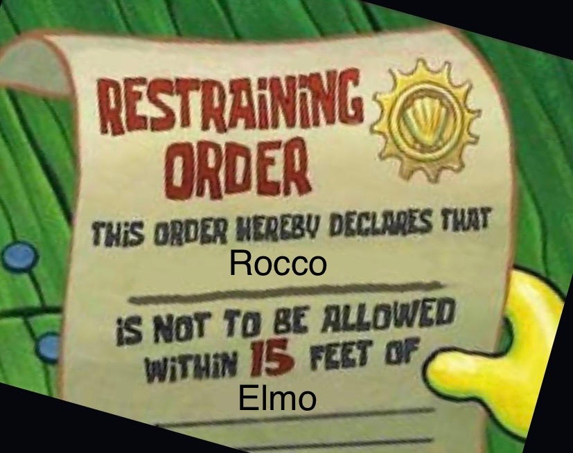 Some Random Elmo Vs Rocco Meme I Did By Reddytodraw123 On Deviantart
