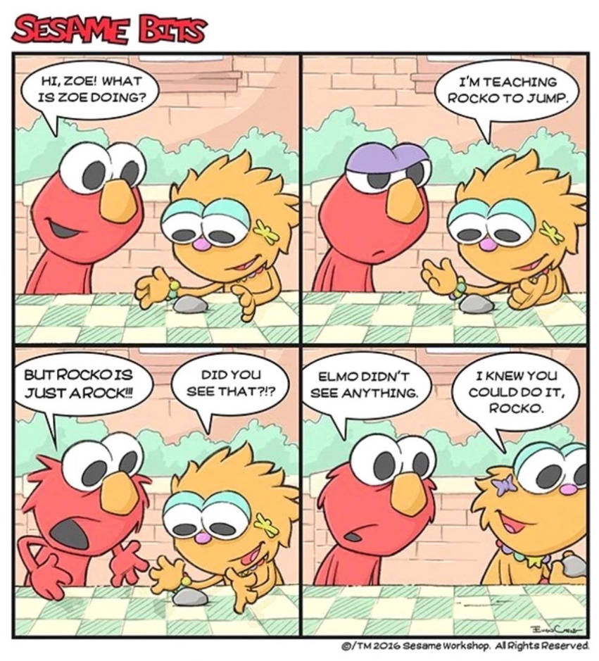 Rocco Gets Elmo So Pissed Elmo Nearly Has A Stroke By Reddytodraw123 On