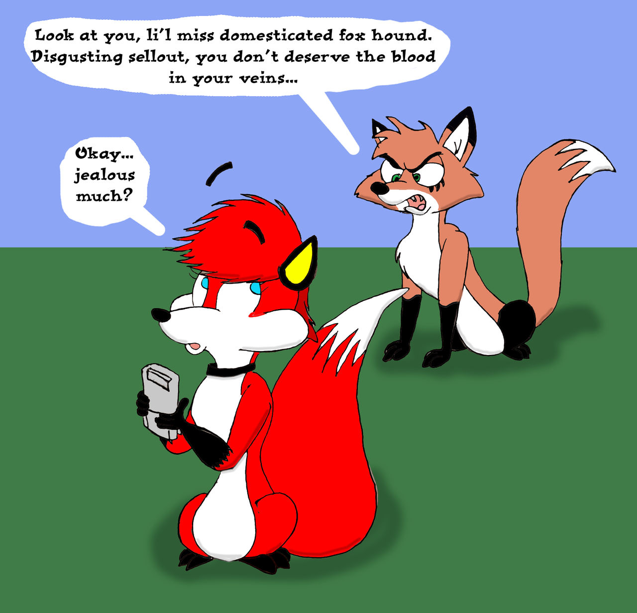 Roxy And Michelles Poisonous Encounter By Trey Vore On Deviantart