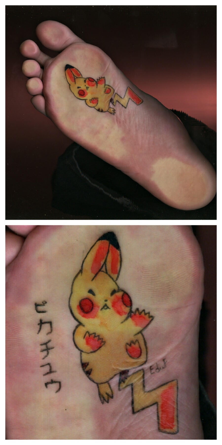Poor Pikachu Feet Tattoo Design By Kitsune9412 On Deviantart
