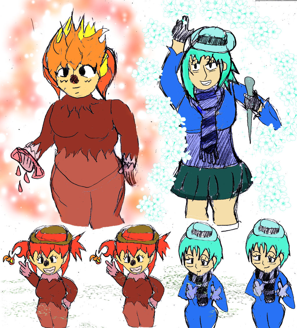 Snow Miser Heat Miser Colored Updated D By Shikamaruluffy On Deviantart