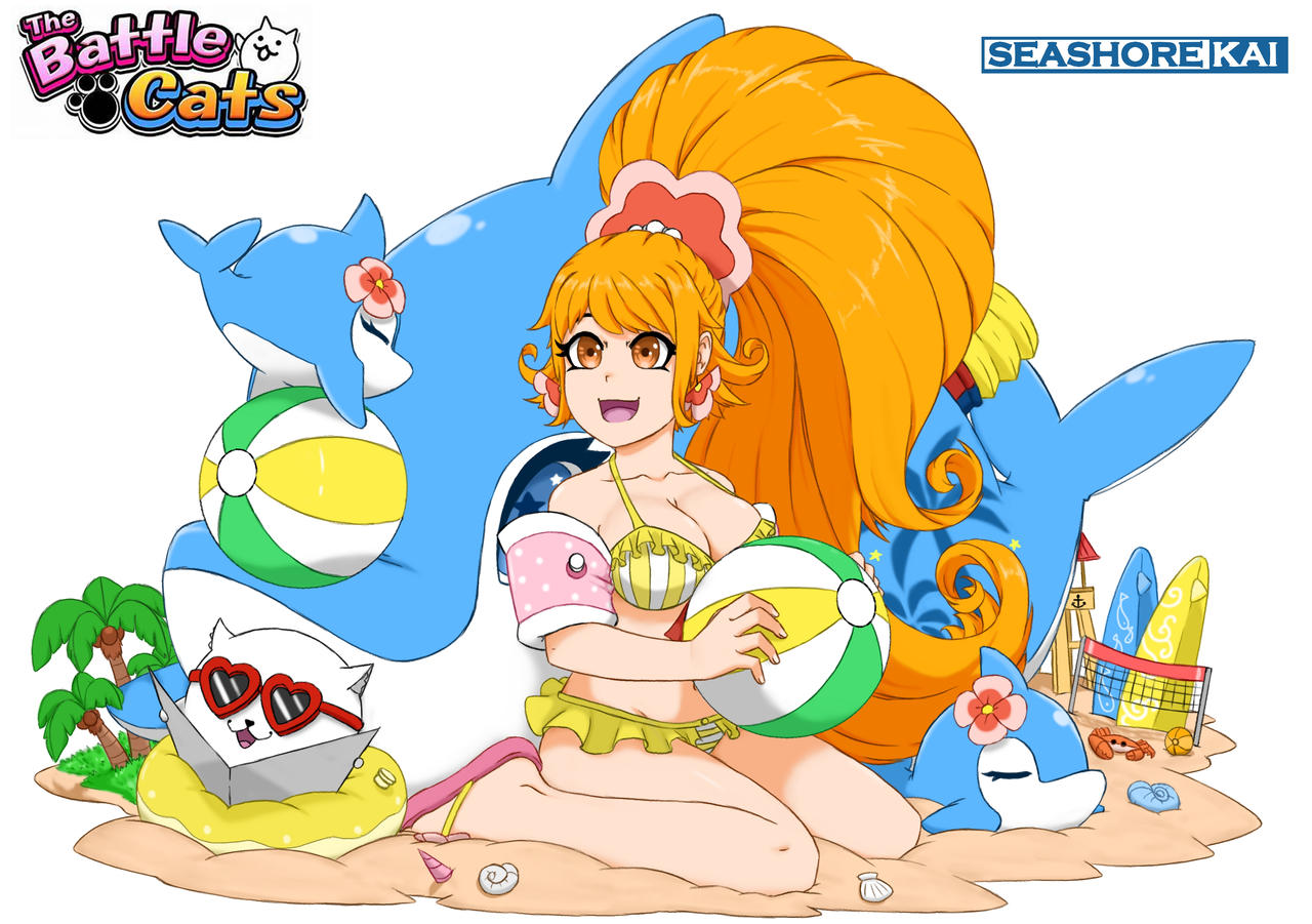 The Battle Cats Seashore Kai By Kylesartknight On Deviantart