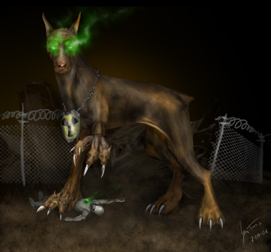 Giant Radioactive Mutant Dog by hwango on DeviantArt
