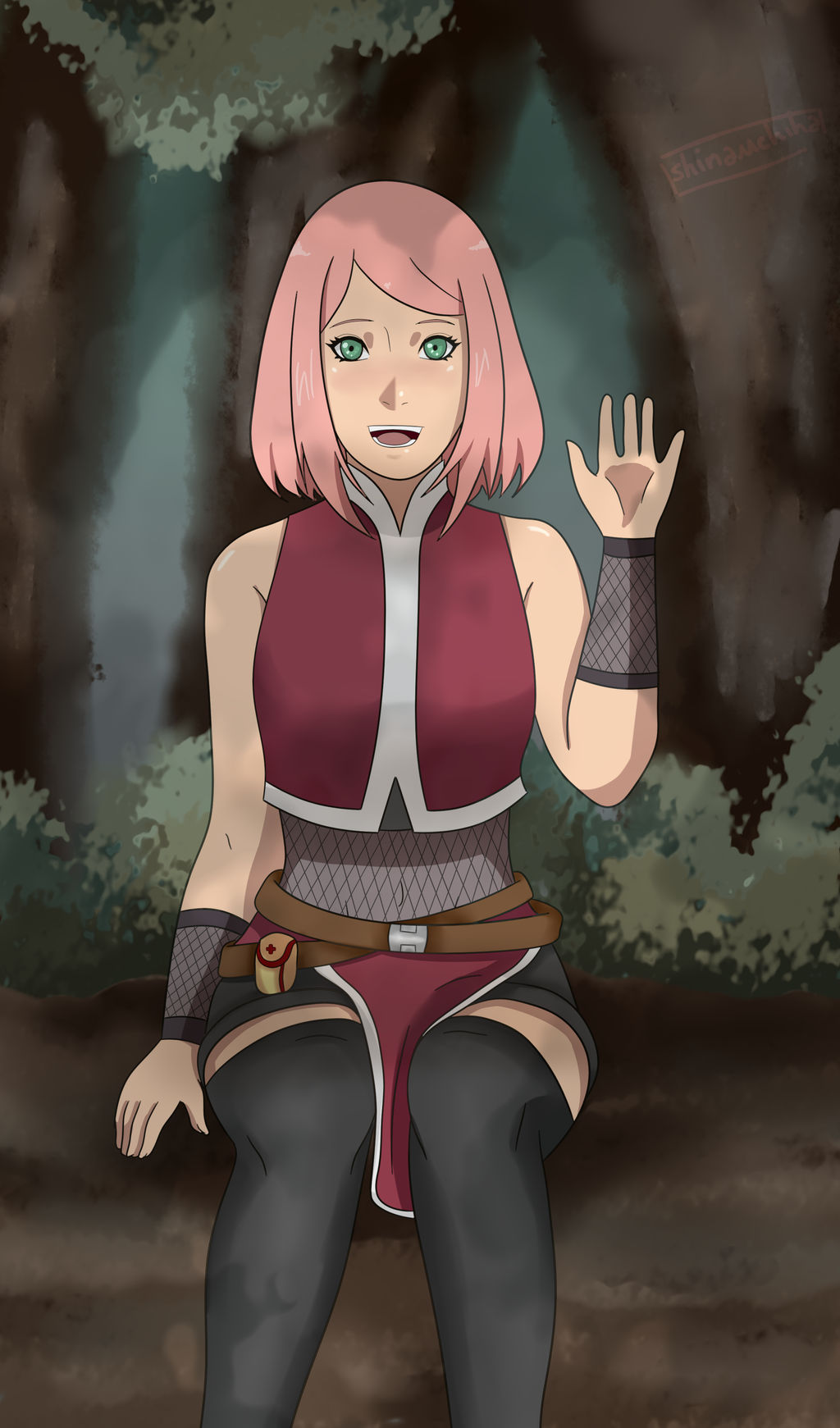 Sakura Travel Outfit By Shinauchiha On Deviantart