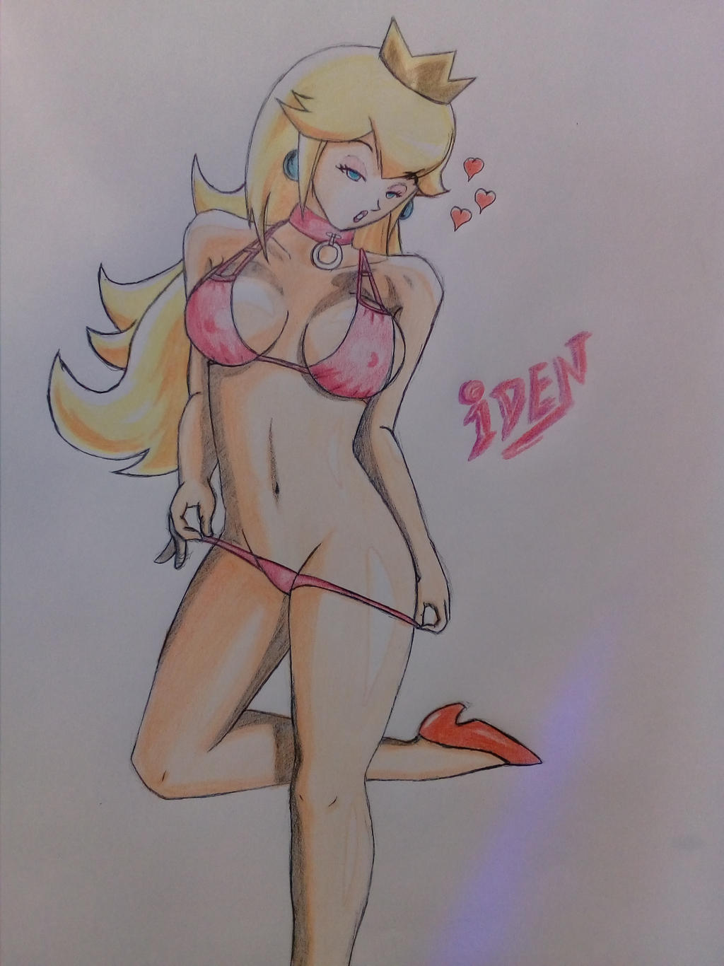 Princess Peach Sexy Elastic Thong By Idendrawx On Deviantart
