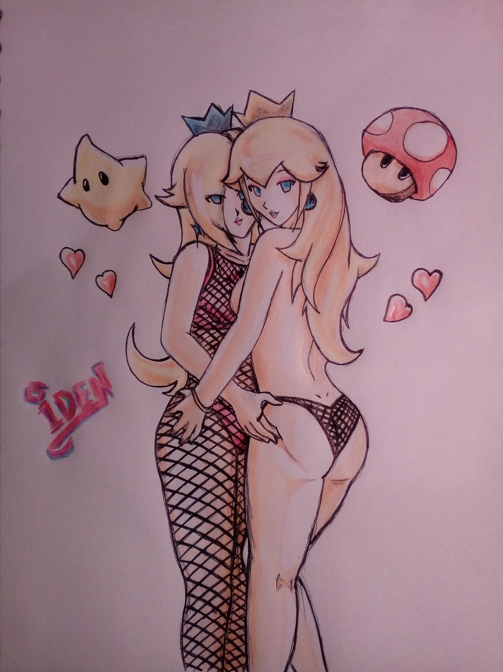 Rosalina X Peach 1 By Idendrawx On Deviantart
