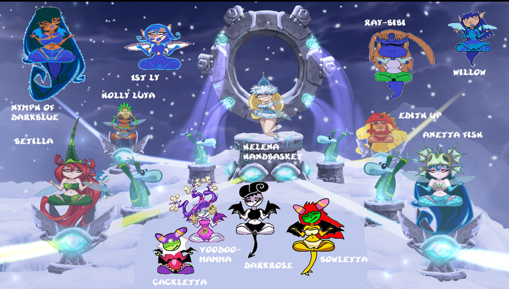 Rayman Origins Nymphs By Ray Bibi On Deviantart