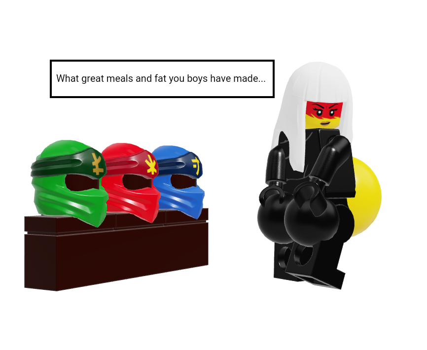Lego Ninjago Harumis Booty Text Alt By Bringspidermanback On Deviantart
