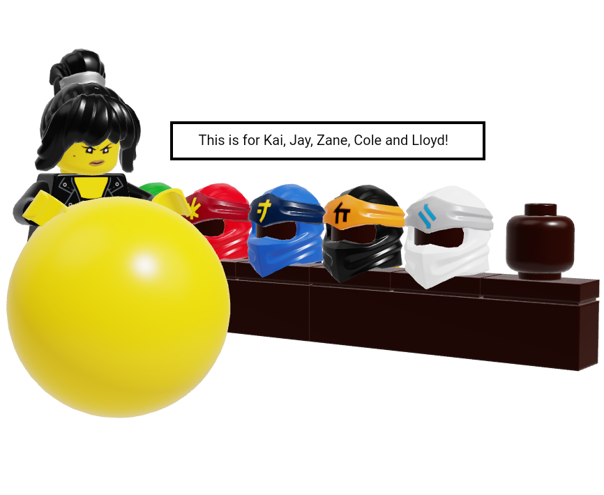 Lego Ninjago Nya Vores Harumi Text Alt By Bringspidermanback On