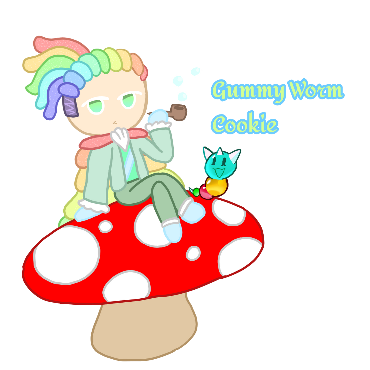 Gummy Worm Cookie By Glamgamesssb On Deviantart