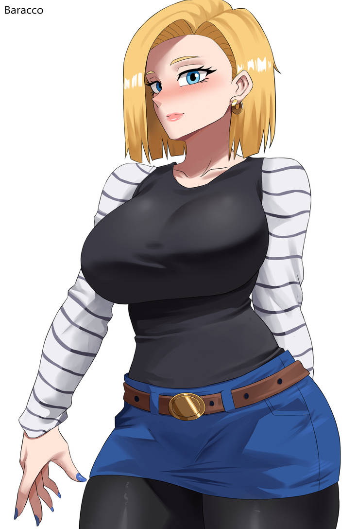 Android 18 By Baraccoart On Deviantart
