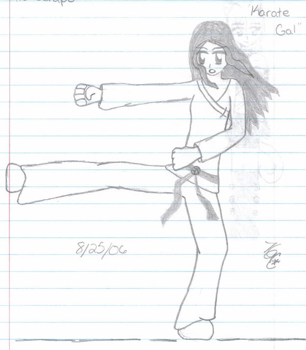Karate Girl by Sapphire-Moon-Shadow on DeviantArt