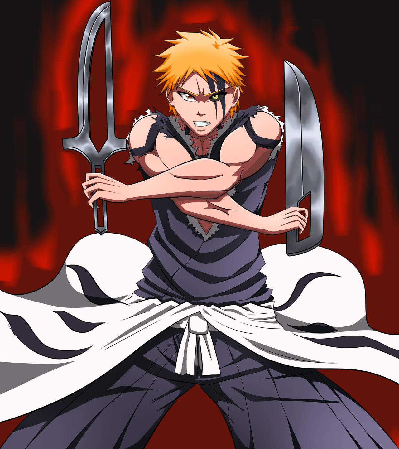 Ichigo Kurosaki Thousand Year Blood War Arc By DarkFlameMaster1995 On ichigo-kurosaki-thousand-year-blood-war-arc-by-darkflamemaster1995-on