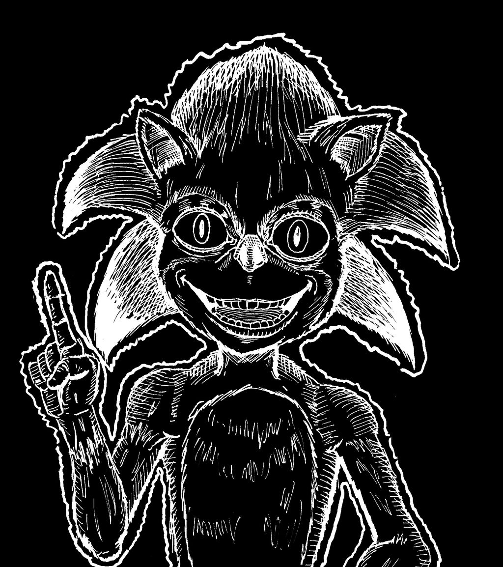Sonic Movie Sonic Inverted By Katlike Rider On Deviantart