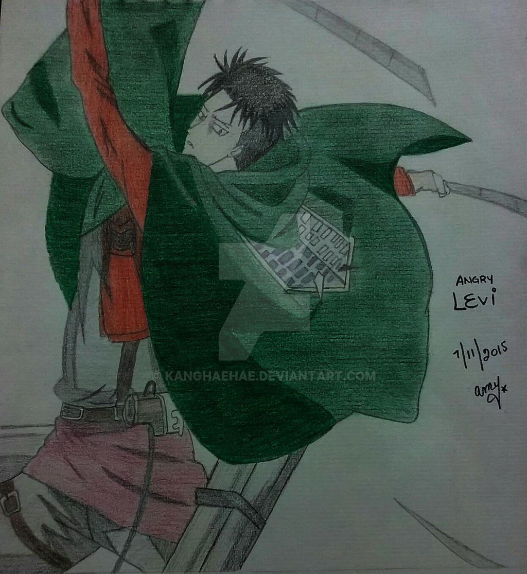 Angry Levi By Kanghaehae On Deviantart