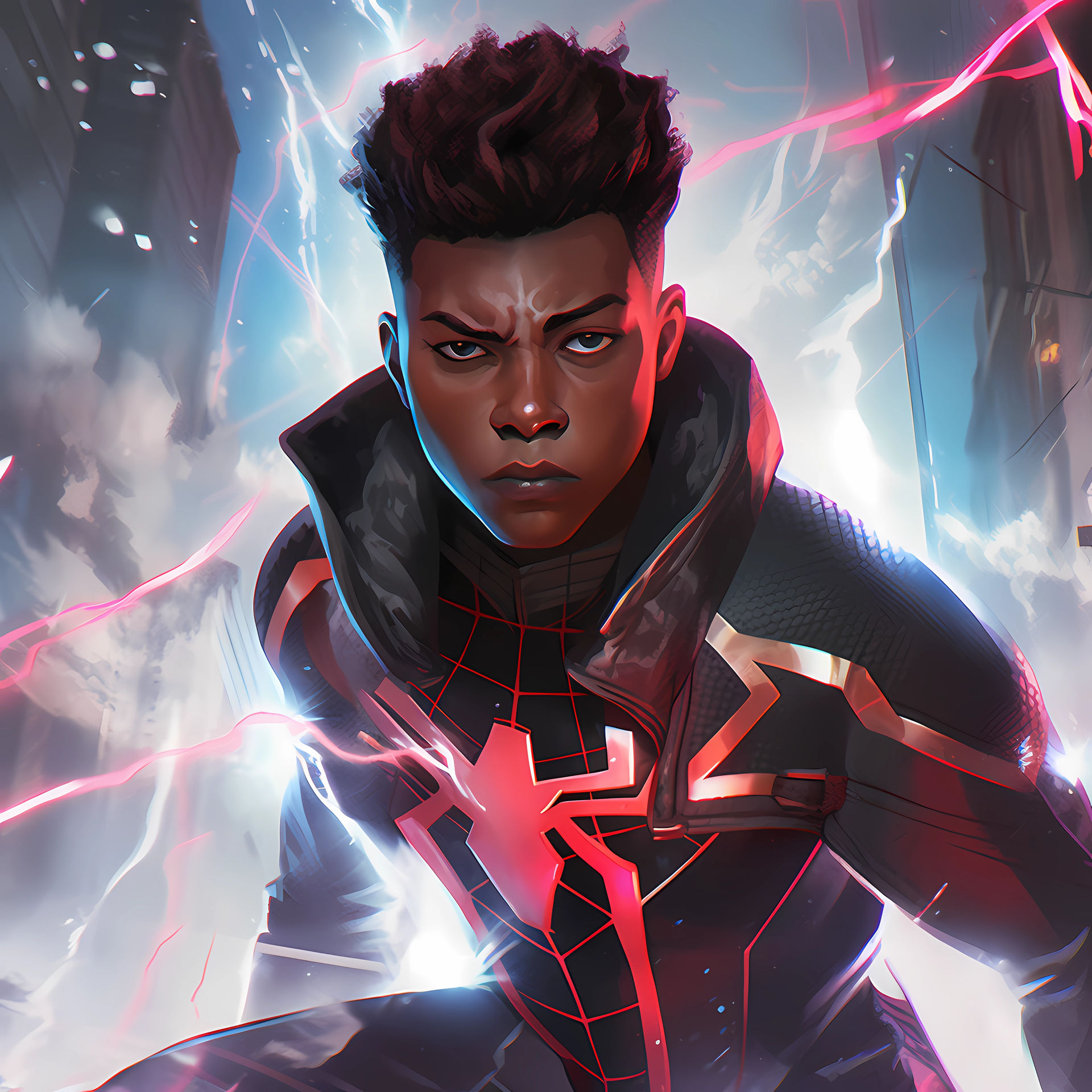 Dragadin Miles Morales Spiderman Fanart By Dragadin On Deviantart