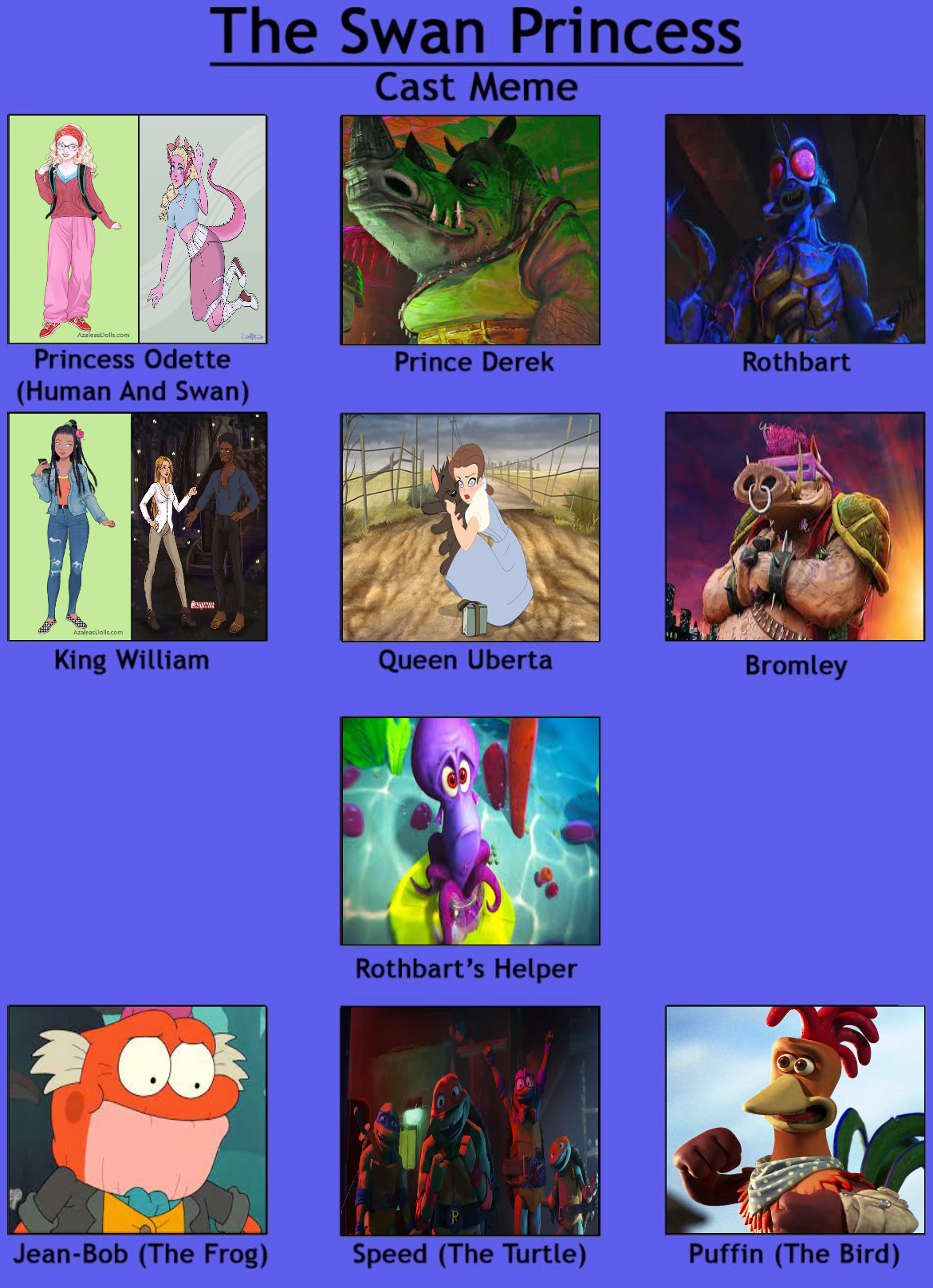 My The Swan Princess Recast Meme By Gracie01villafana20 On Deviantart