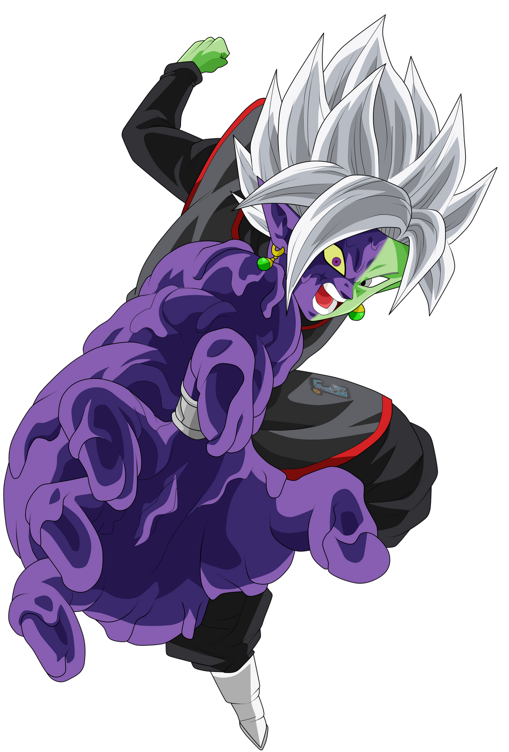 Zamasu Fusion Deforme By Chronofz On Deviantart