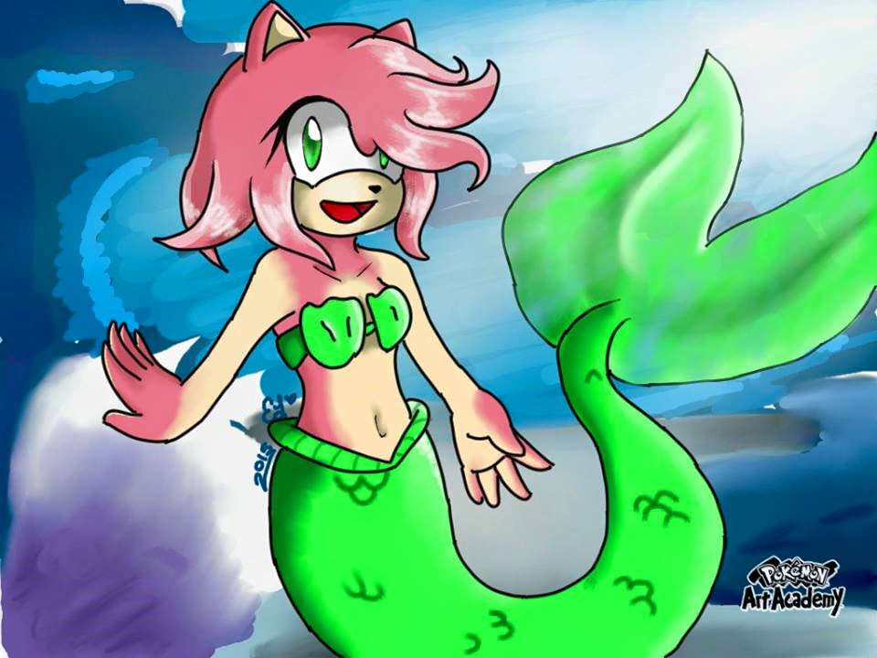 Amy Rose Mermaid Commission By Amyleerose14 On Deviantart