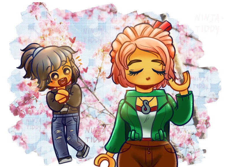 Ninjago Movie Nya And Koko By Yassdenswh On Deviantart
