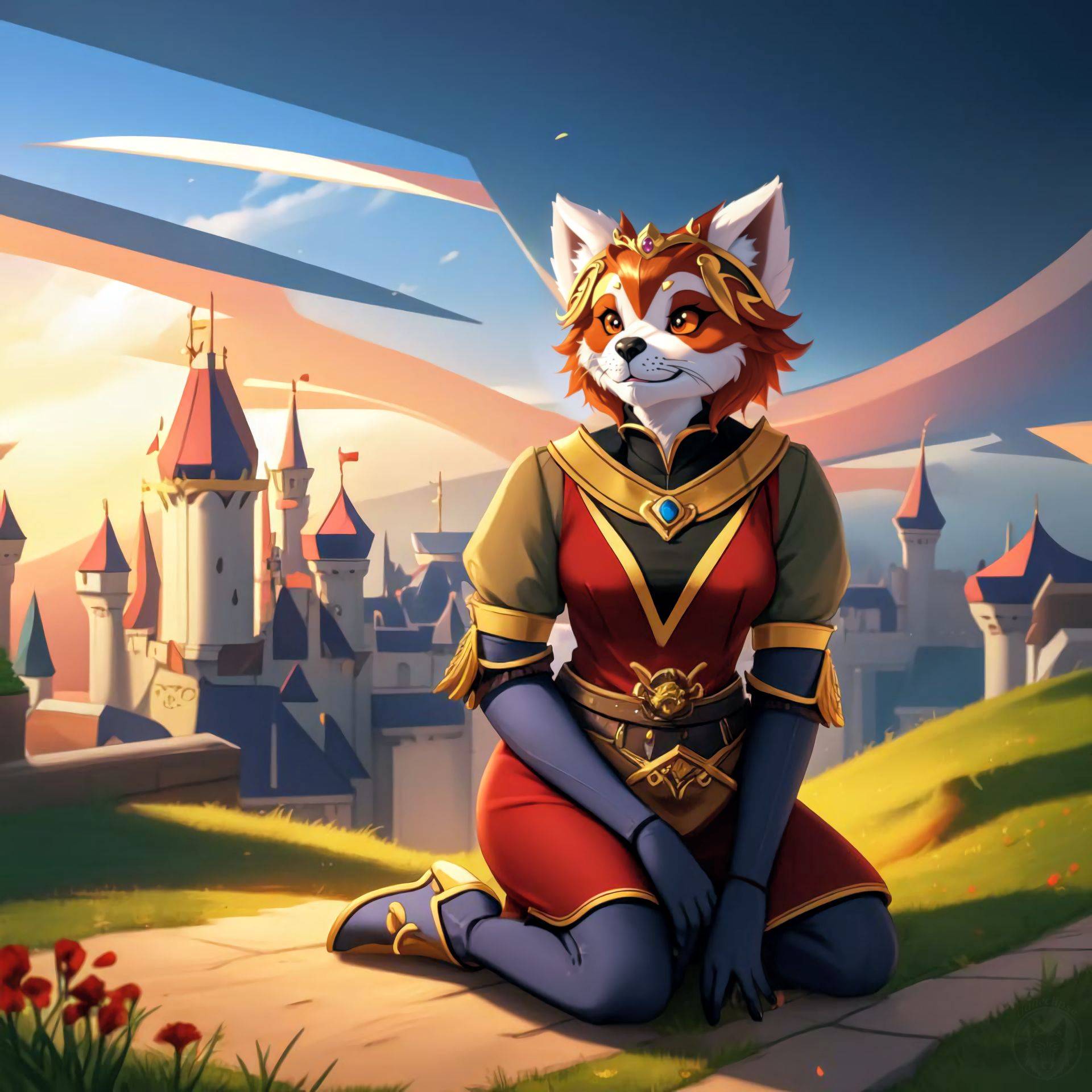 Female Red Panda 2 Queens Sister By Daneclipse On Deviantart