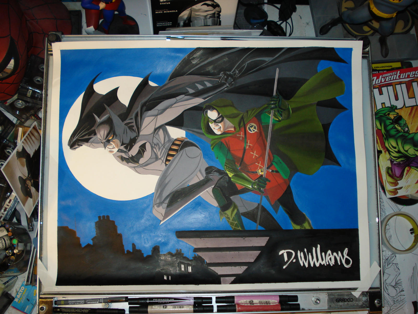 Batman and Robin Step 6 by BroHawk on DeviantArt