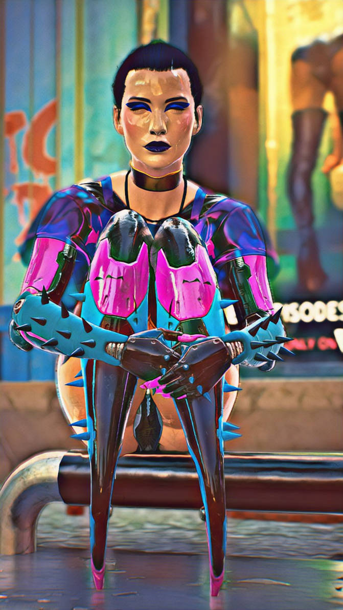Cyberpunk 2o77 Mox Girl Wallpaper By Quinlanvos46 On Deviantart