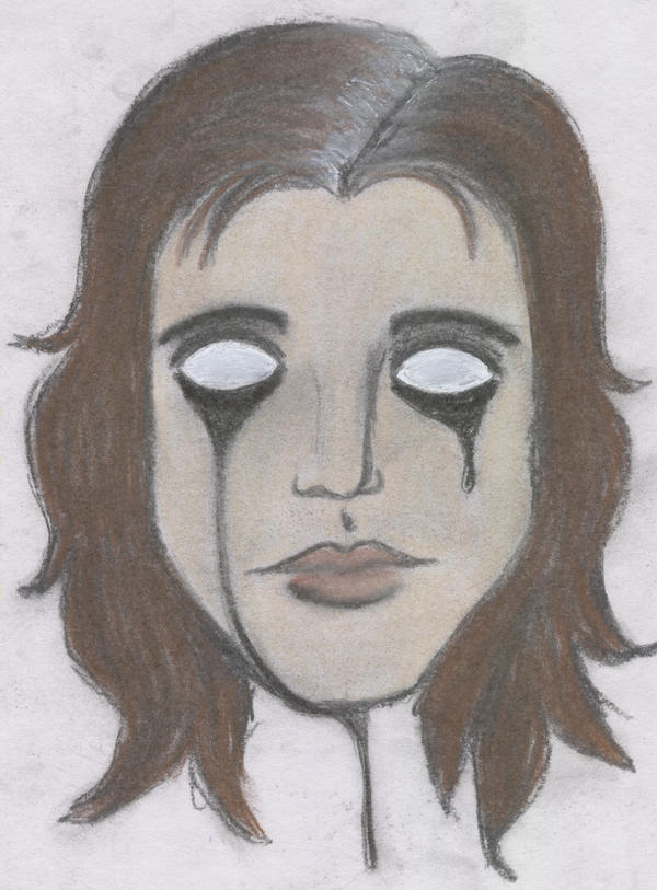 creepy self portrait by Cazzombie13 on DeviantArt