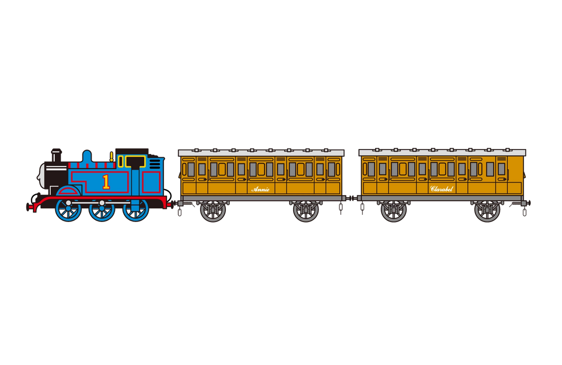 Thomas Pulling Annie And Clarabel By Funnyjokerfan On Deviantart
