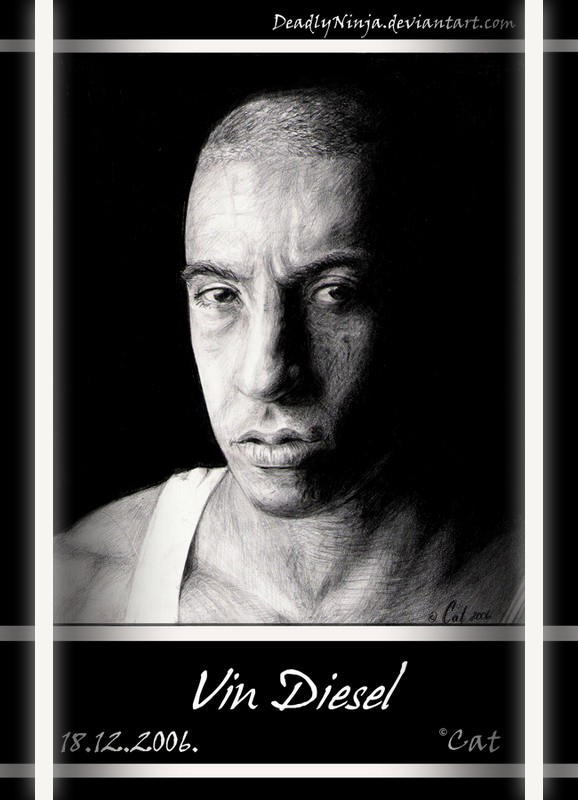 Vin Diesel by DeadlyNinja by ThePortraitClub on DeviantArt