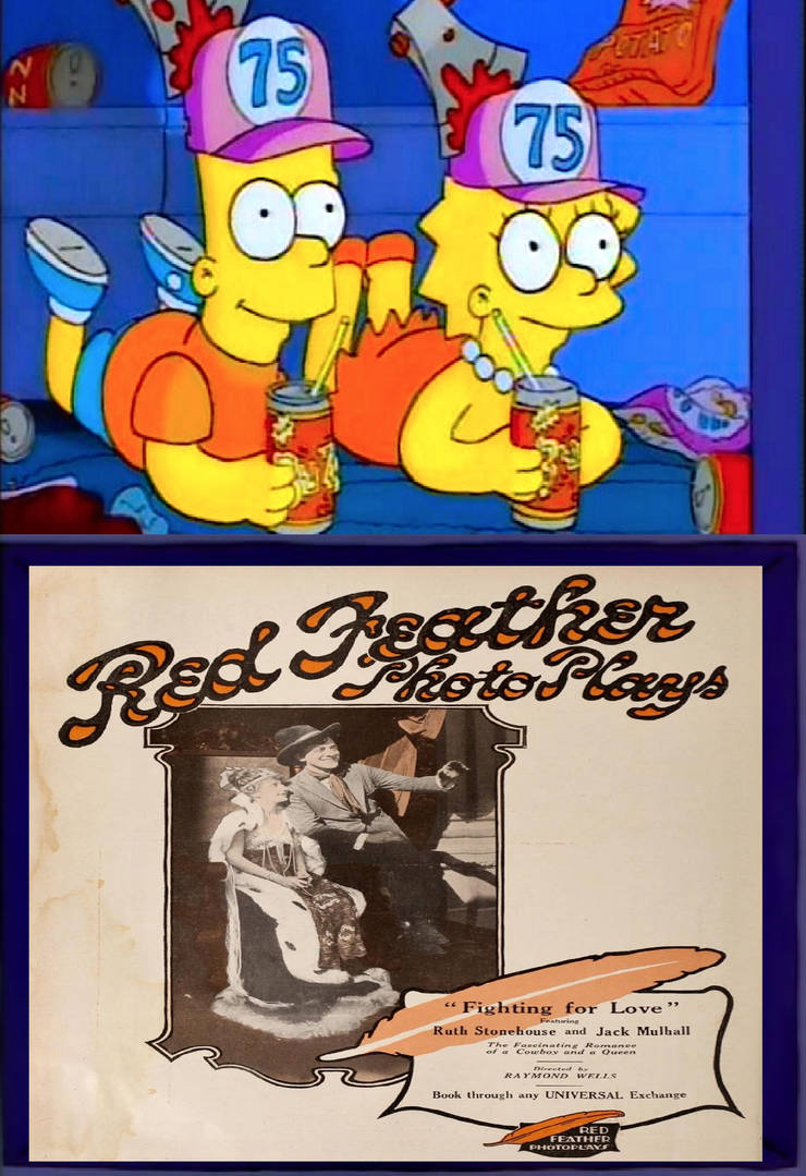 Bart And Lisa Watch Fighting For Love By Perro2017 On Deviantart