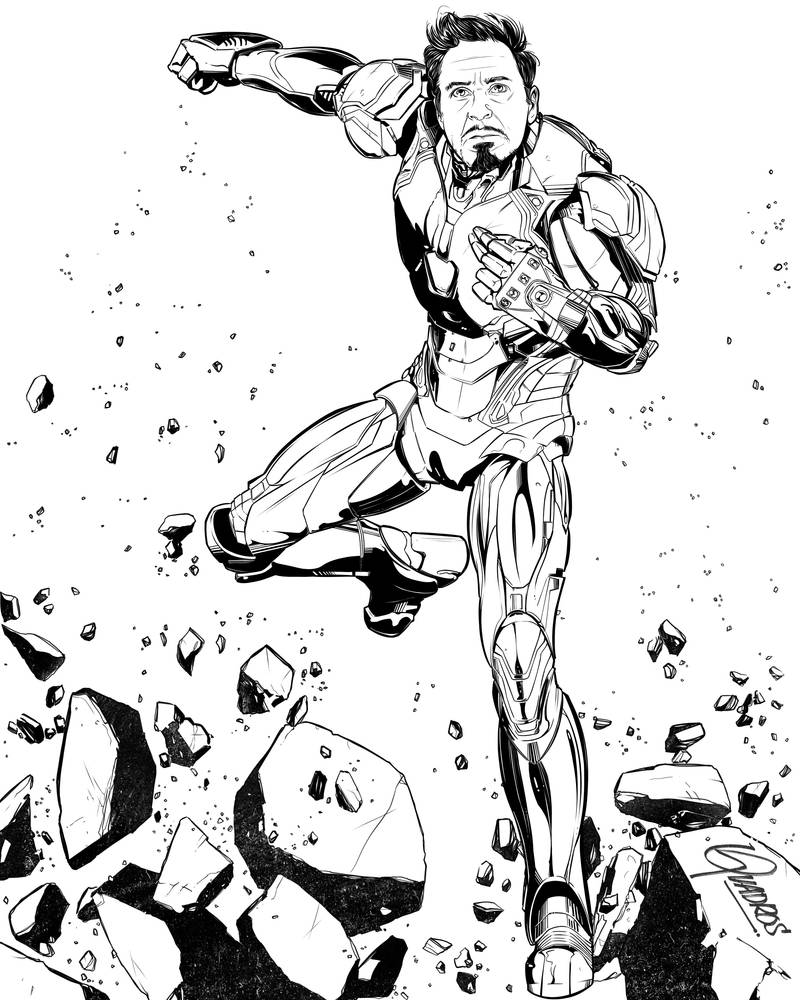 Iron Man Endgame By Georgequadros On Deviantart