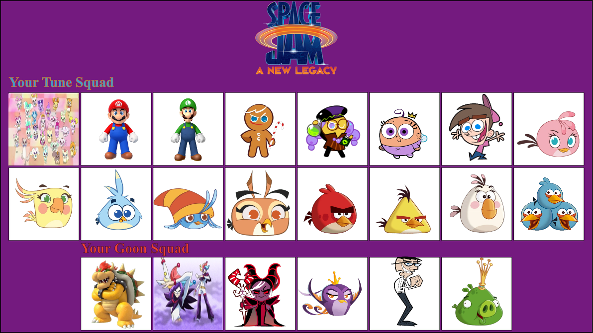 My Space Jam Cast Meme by Cubchoo62 on DeviantArt My Space Jam Cast Meme by Cubchoo62 on DeviantArt