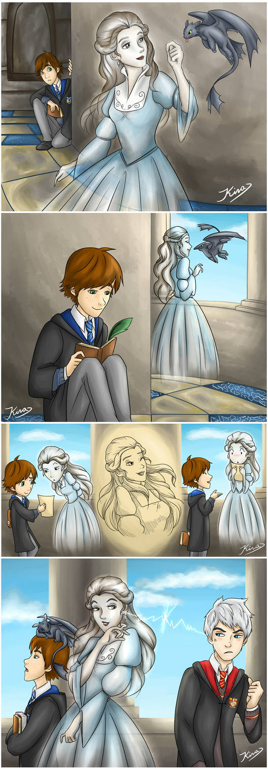 Hiccup Meets Helena Ravenclaw By Lienzo Escarlata On Deviantart
