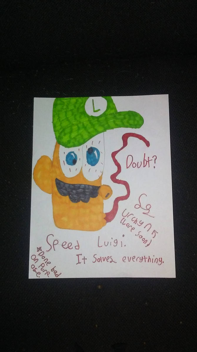 Speed Luigi By Sacredaxeartimes On Deviantart