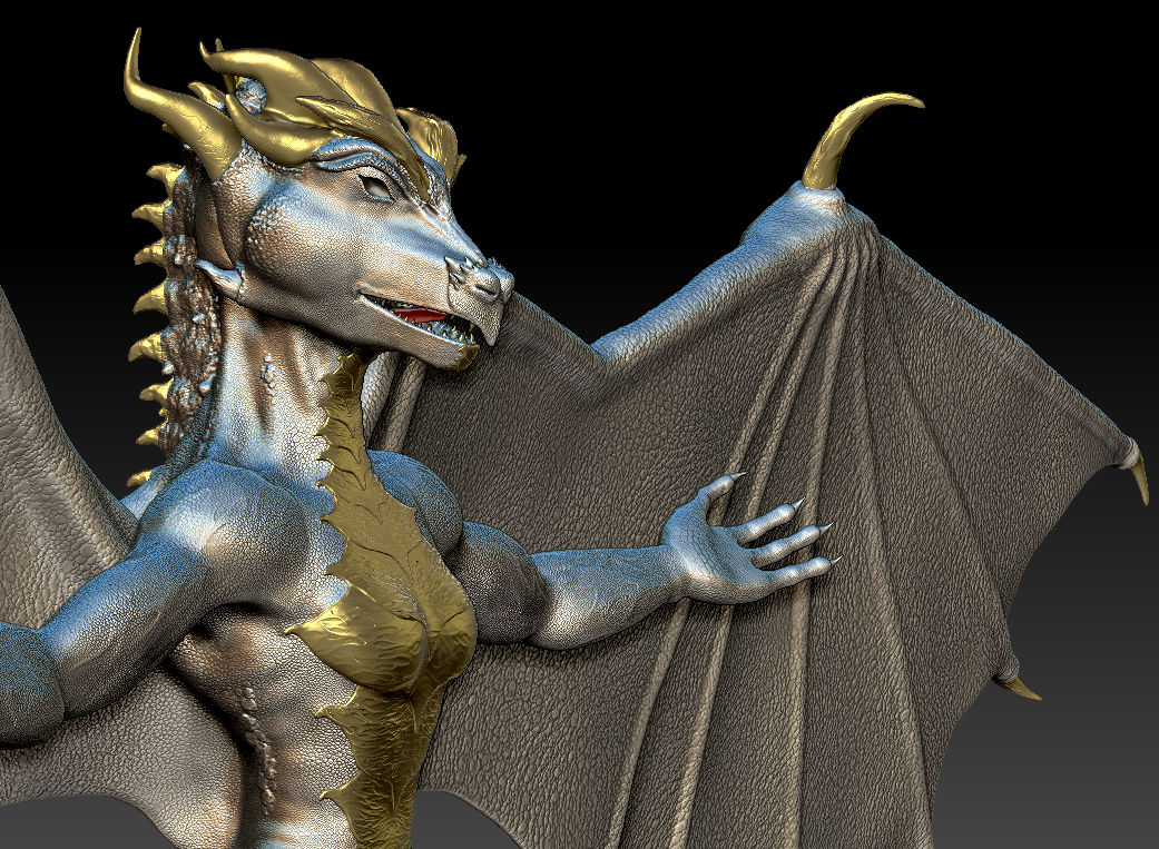 Female Dragon Human Hybrid Wip By Darkelvensfi On Deviantart