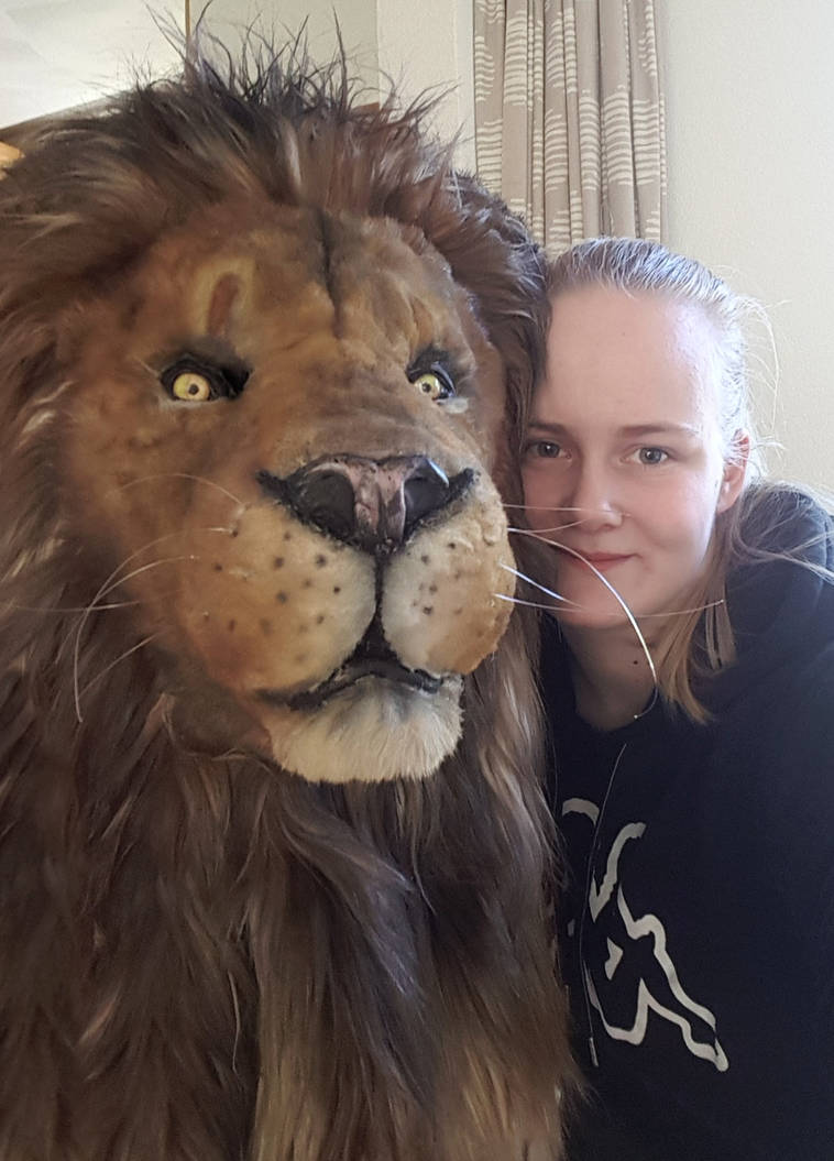 Lion Fursuit Head Selfie By Kcbcreations On Deviantart