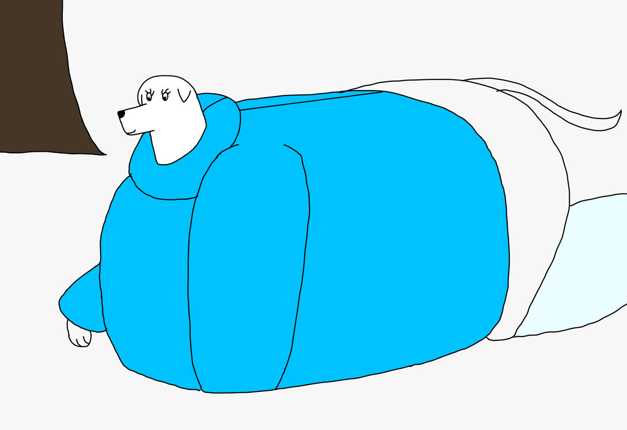 Obese Sasha In Her Winter Outfit By Blairscartoons On Deviantart